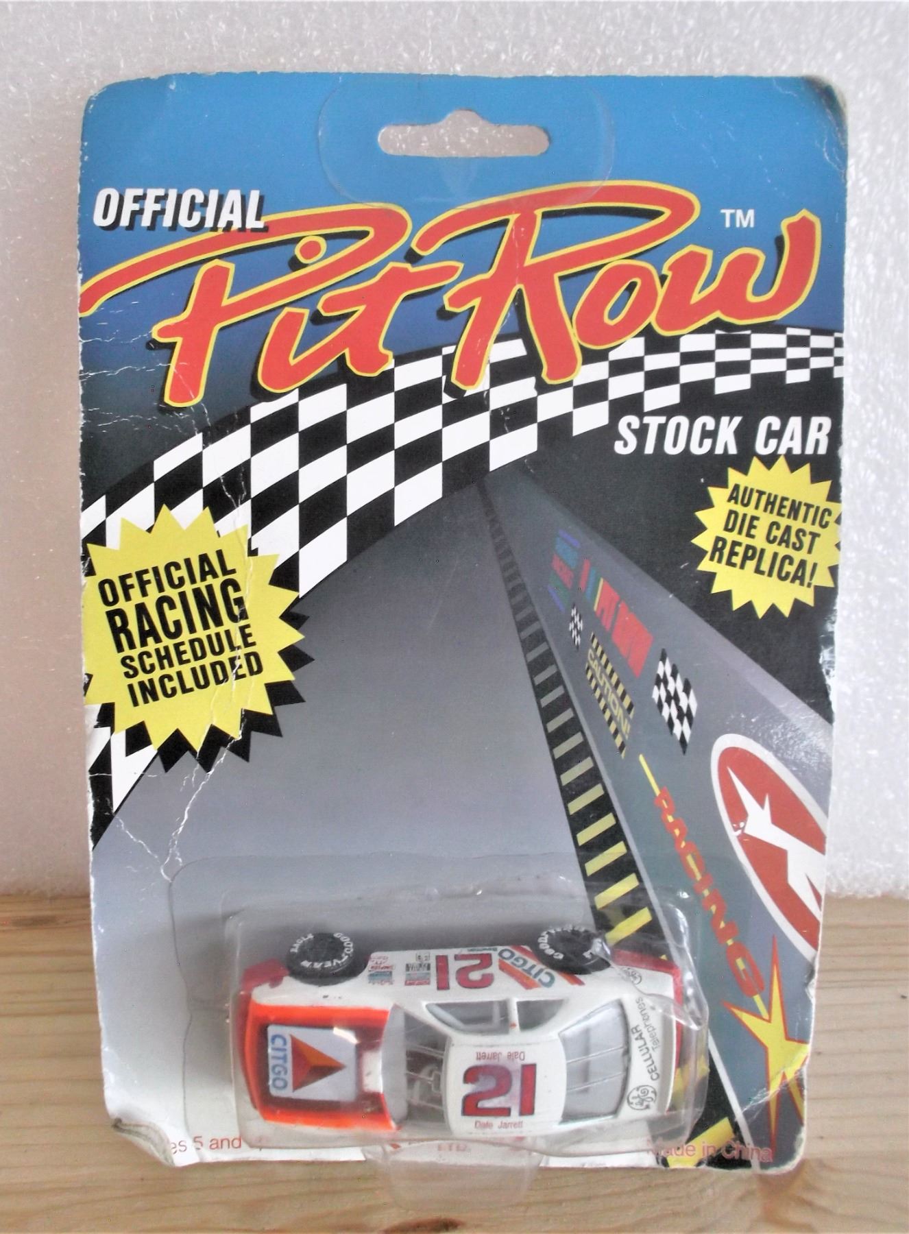 Official Pit Row Diecast Stock Race Car #21 Dale Jarrett - Original Package