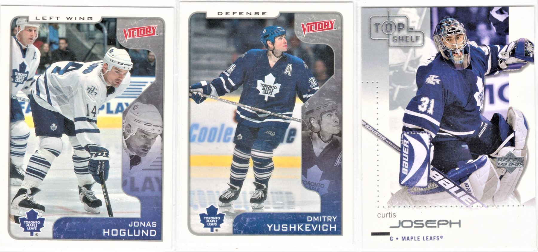 Upper Deck Hockey Cards - Toronto Maple Leafs: Jonas Hoglund, Dmitri ...