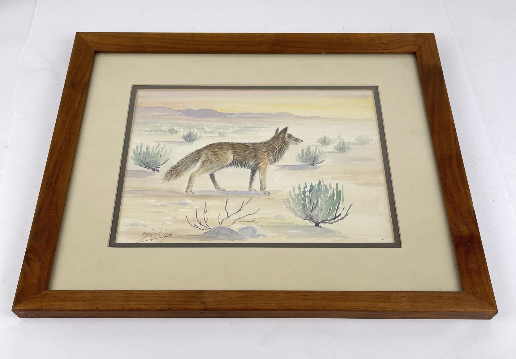 Ron Jenkins Missoula Montana Wolf Watercolor