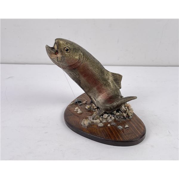 Sharon Simonson Bozeman Montana Trout Carving