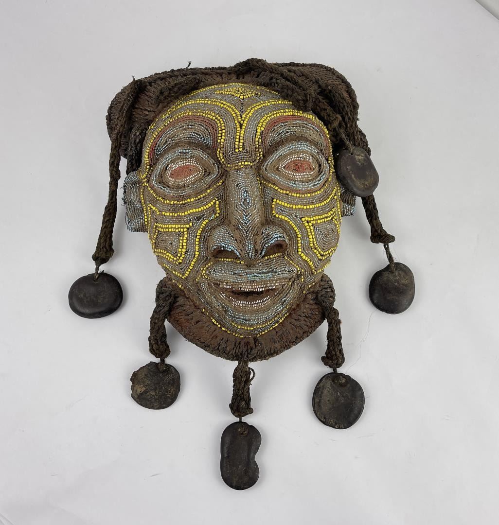 Bamileke Cameroon African Beaded Mask