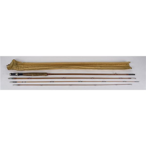 Antique Bamboo Fly Fishing Rod Heddon