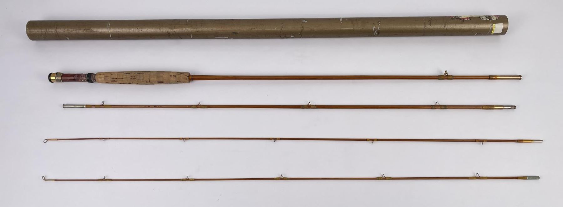 Antique Heddon Expert Bamboo Fly Fishing Rod