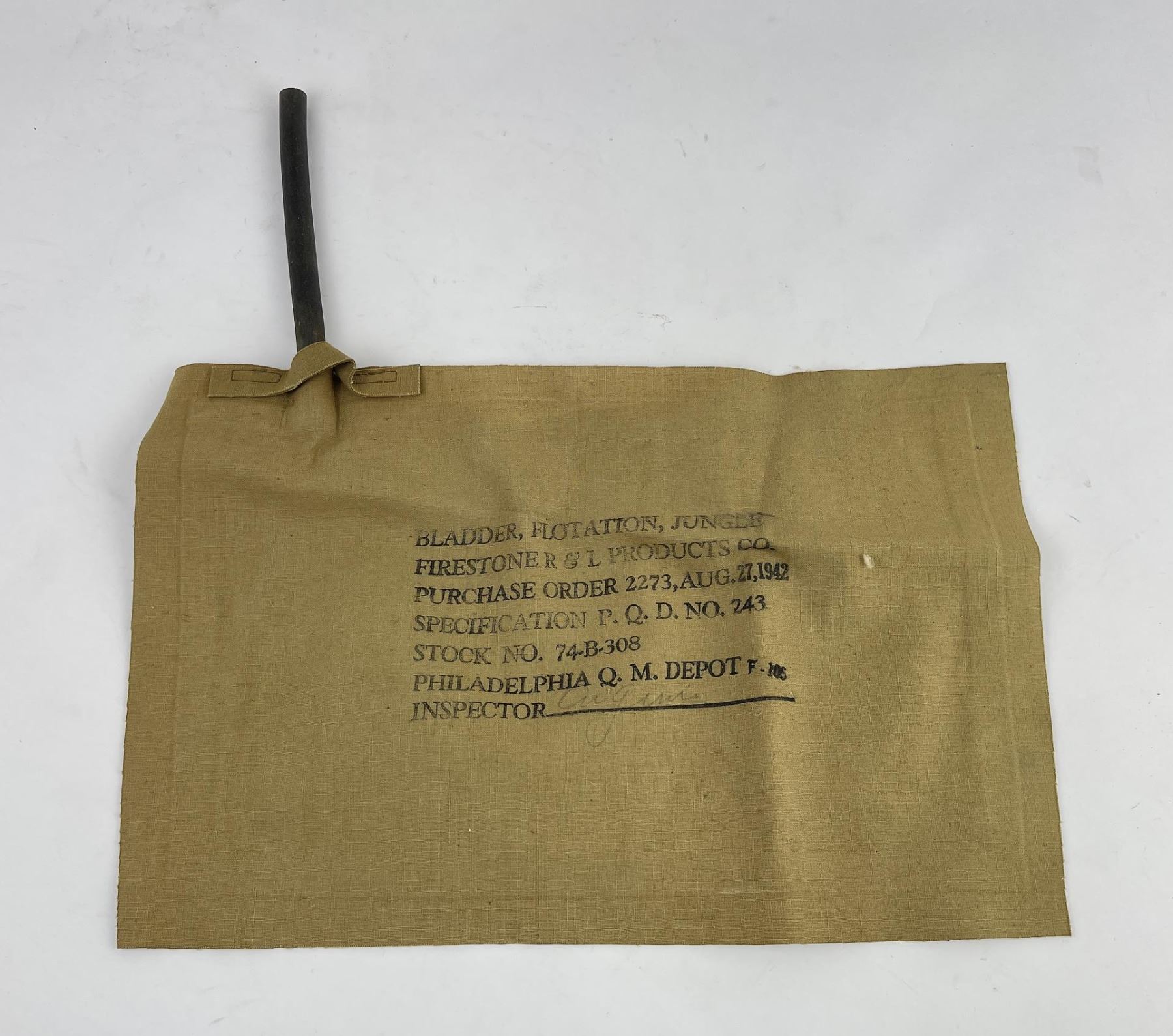WW2 Jungle Flotation Bladder