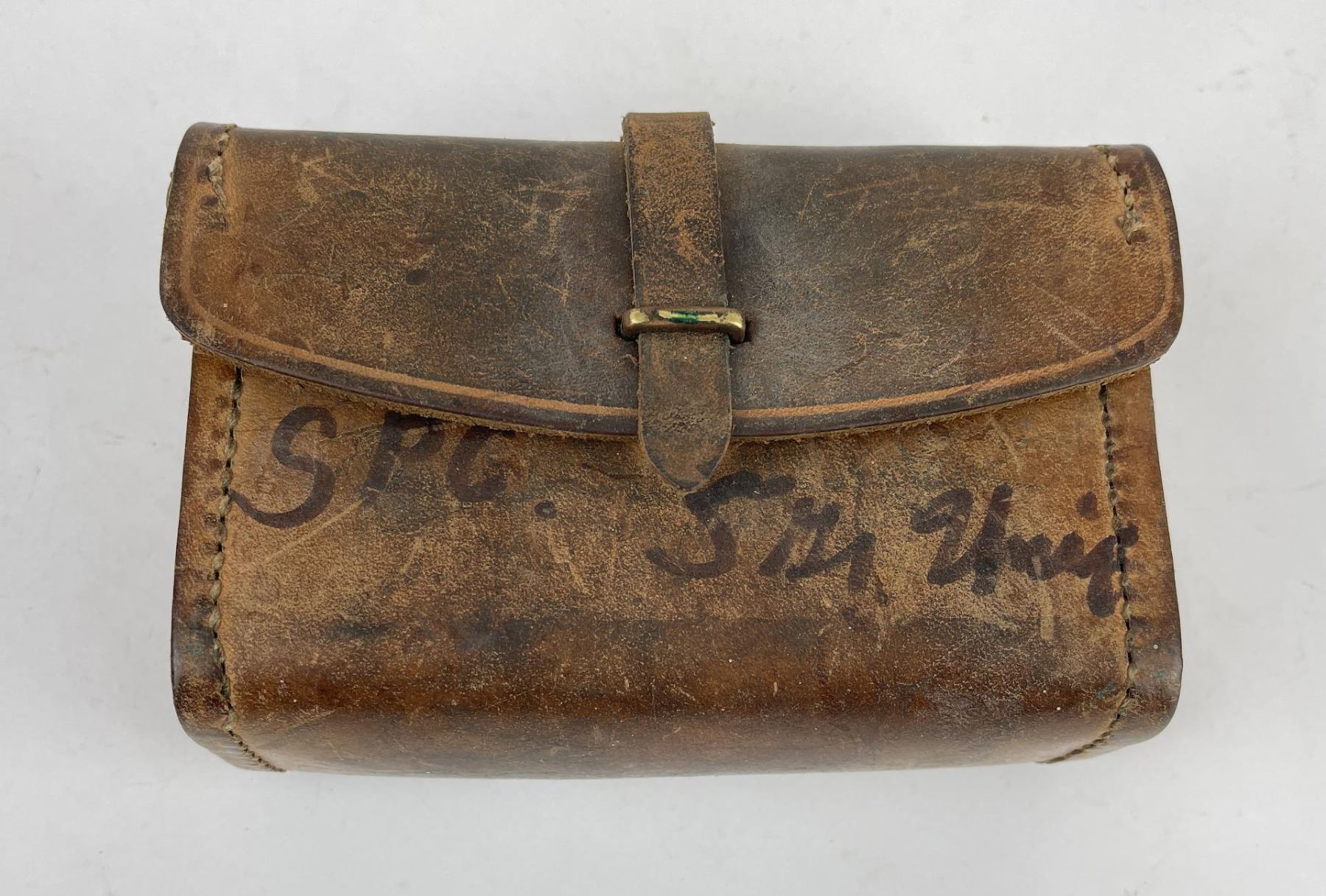 WW2 Leather BAR Browning Rifle Pouch