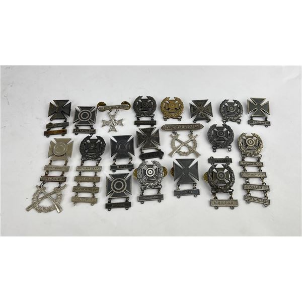 WW2 US Army Marksmanship Badges