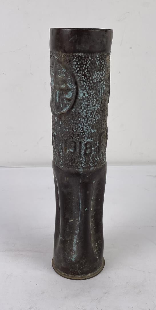 WW1 France AEF Trench Art Shell