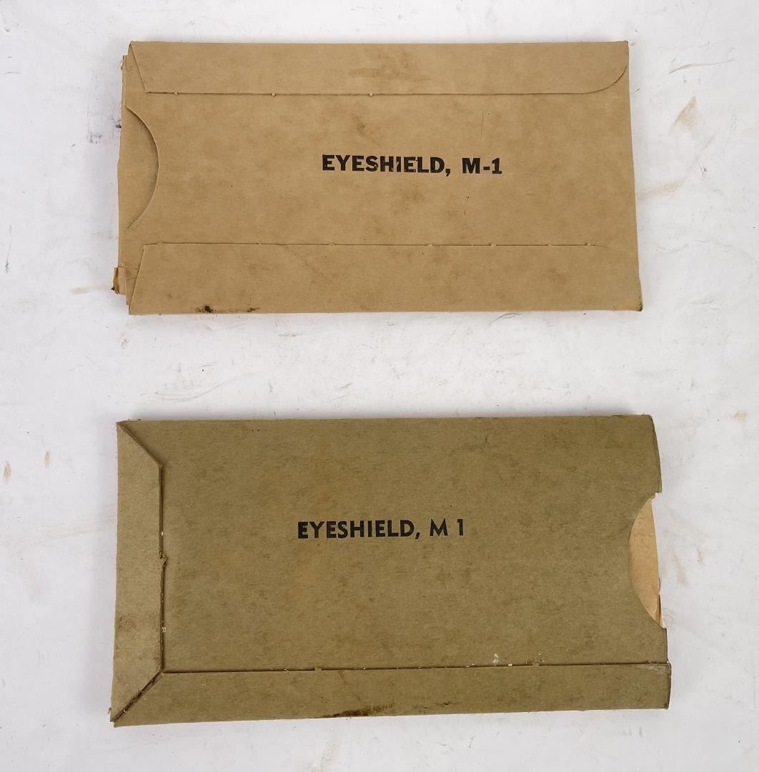 Army Chemical Gas Mask Eye Shields