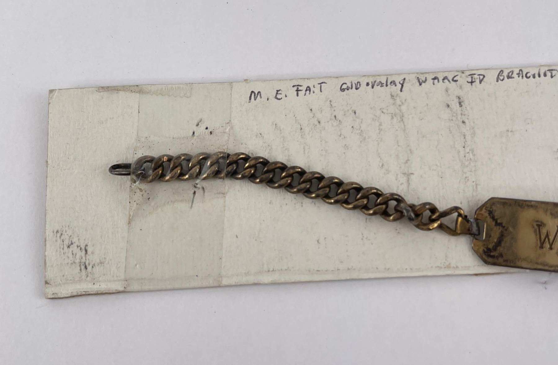 WW2 WAAC ID Bracelet Womens Army Corps