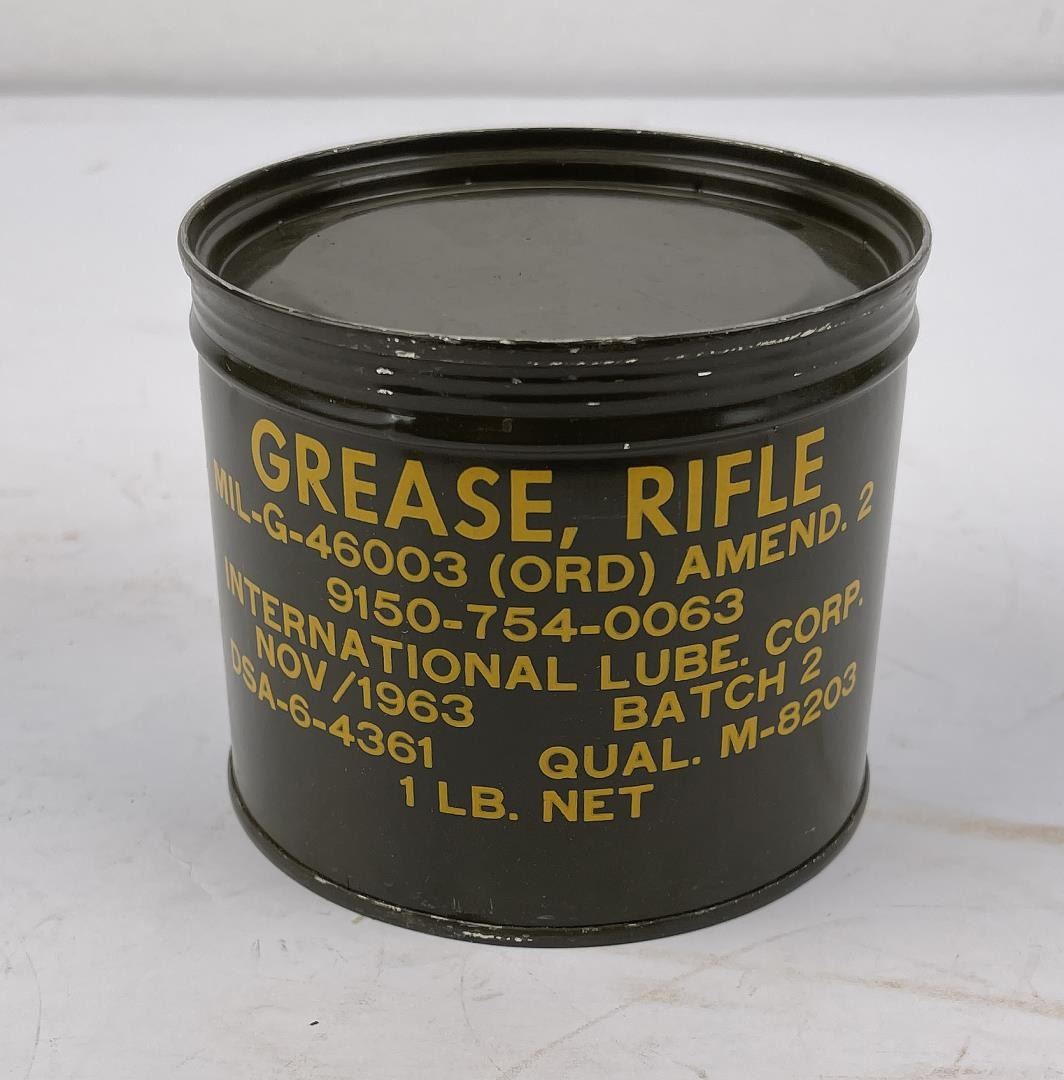 Vietnam 1lb Rifle Grease Tin