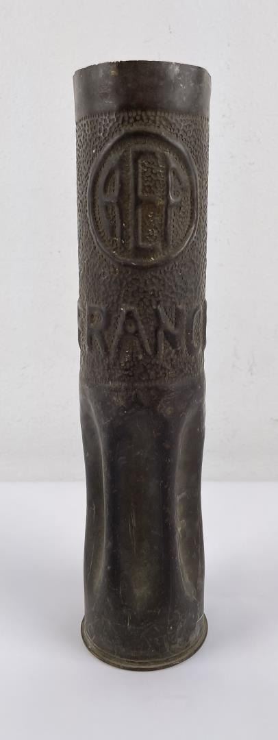 WW1 France AEF Trench Art Shell