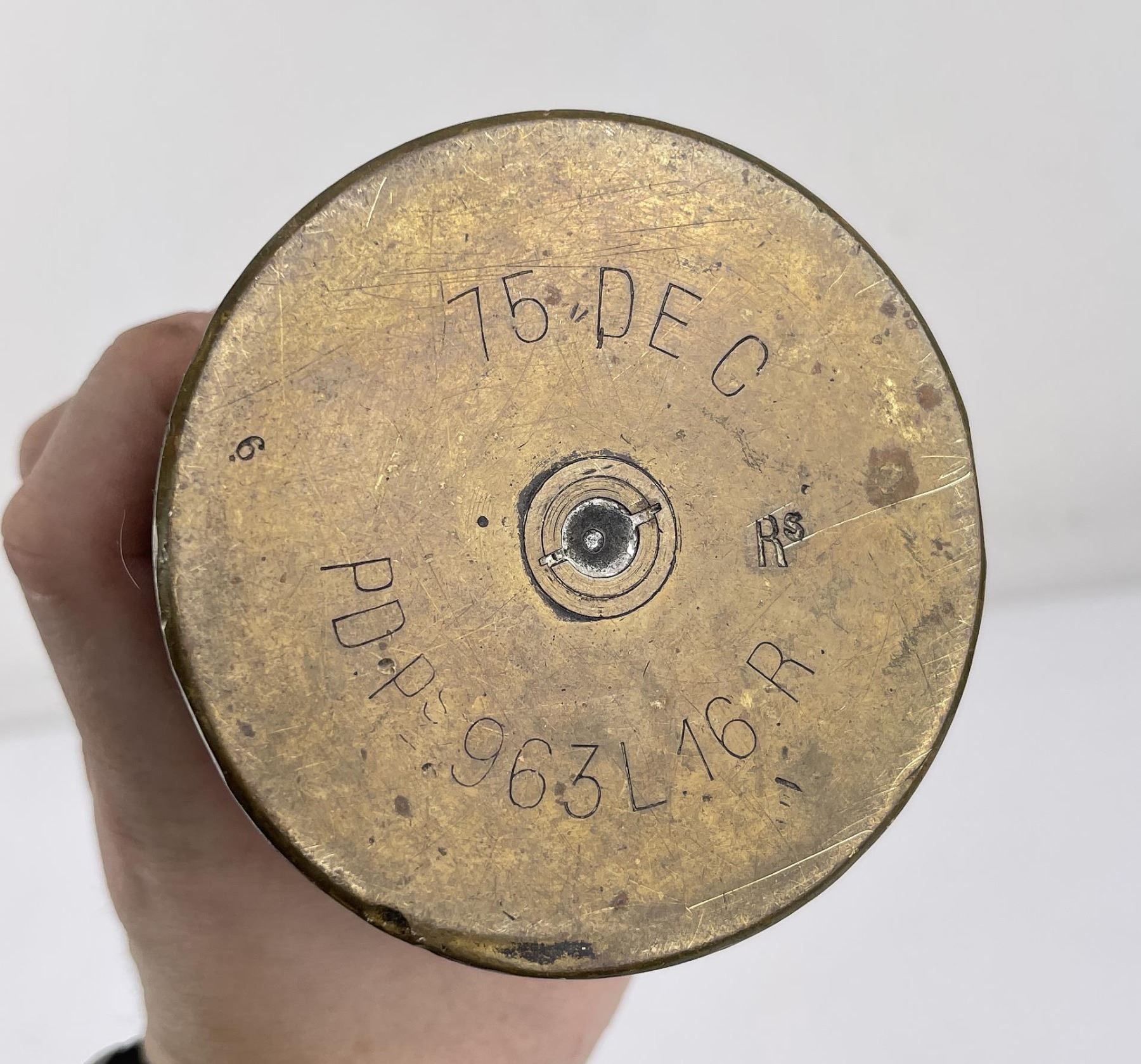 WW1 French Engineer Trench Art Shell