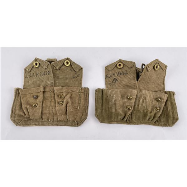 WW2 British Enfield Rifle Pouches