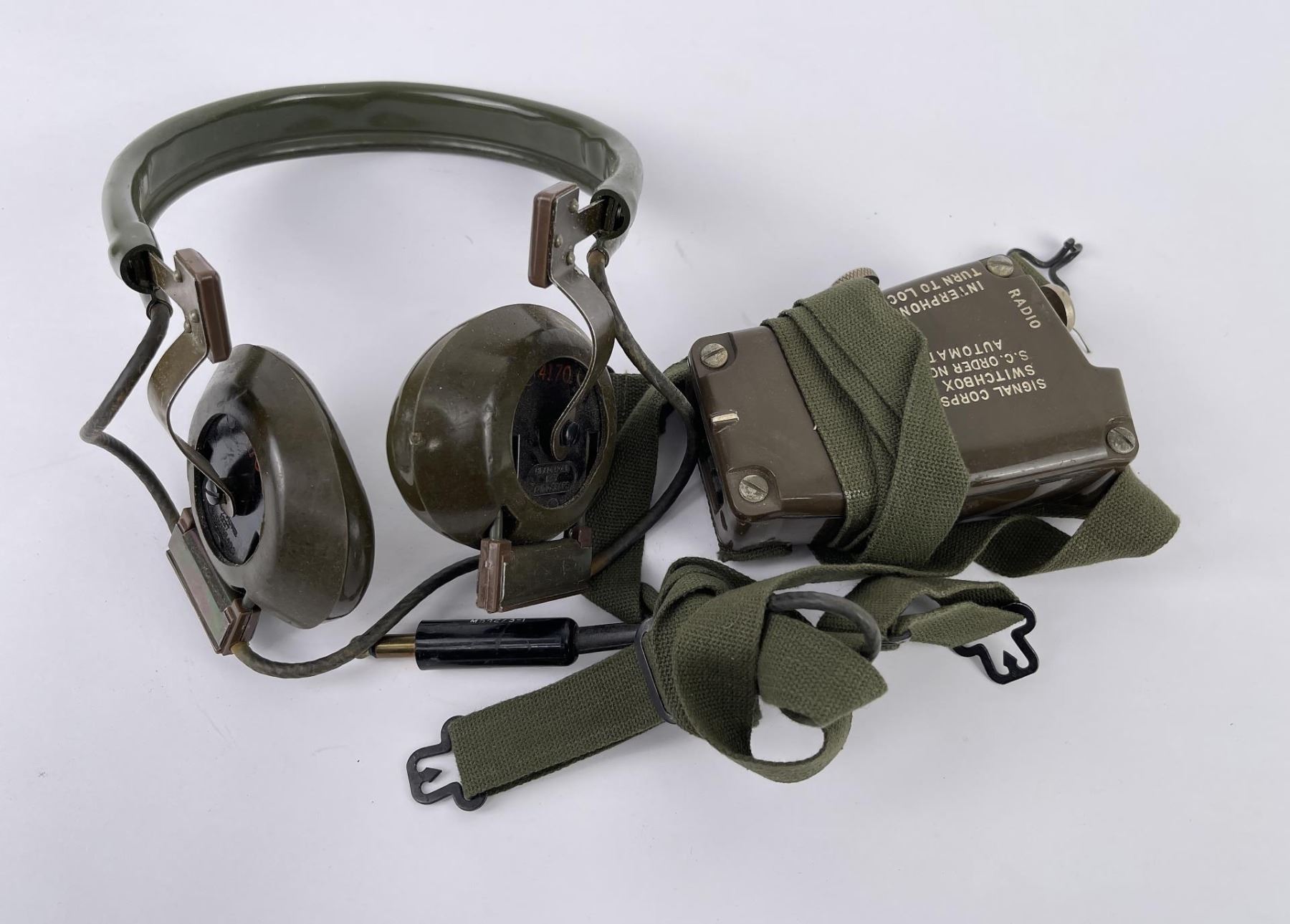 Vietnam War H-113/U Headset