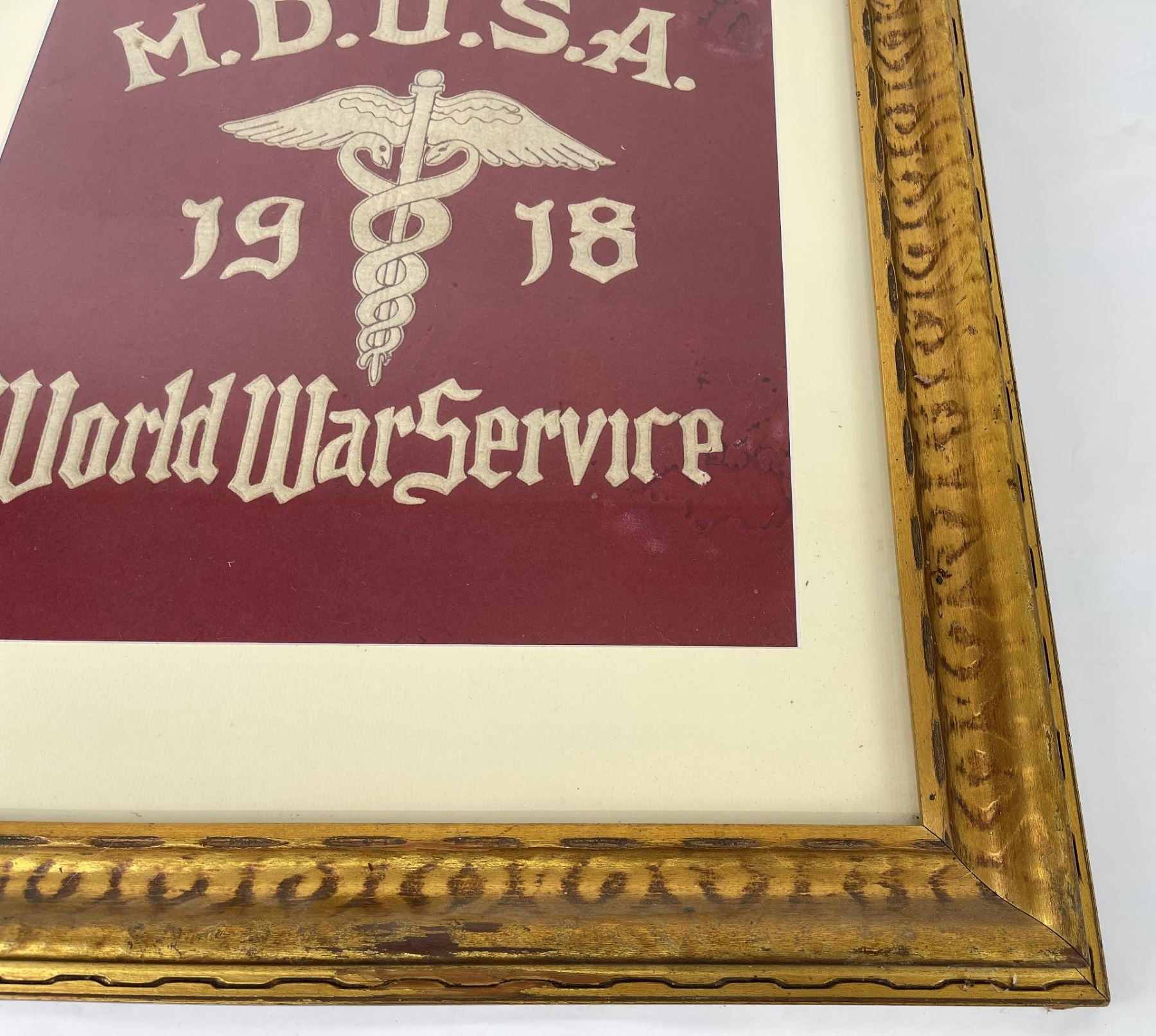 WW1 US Army Medical Corps Pennant