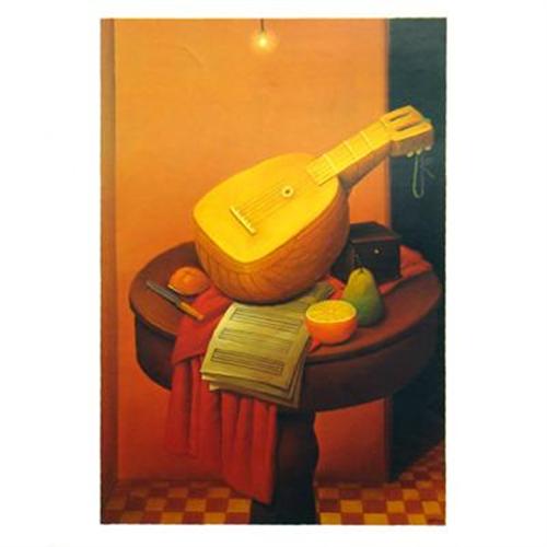 Fernando Botero Still Life With Mandolin #2269739
