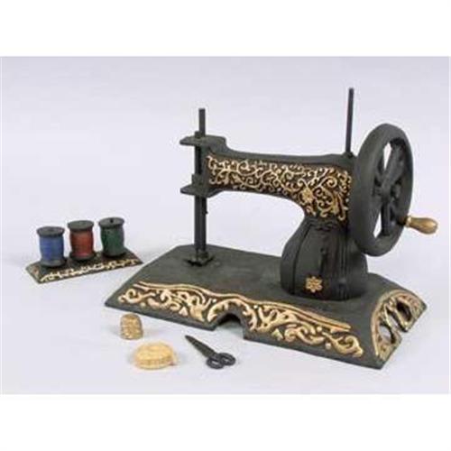 CAST IRON TOY SEWING MACHINE STATUE FIGURE / #2270945