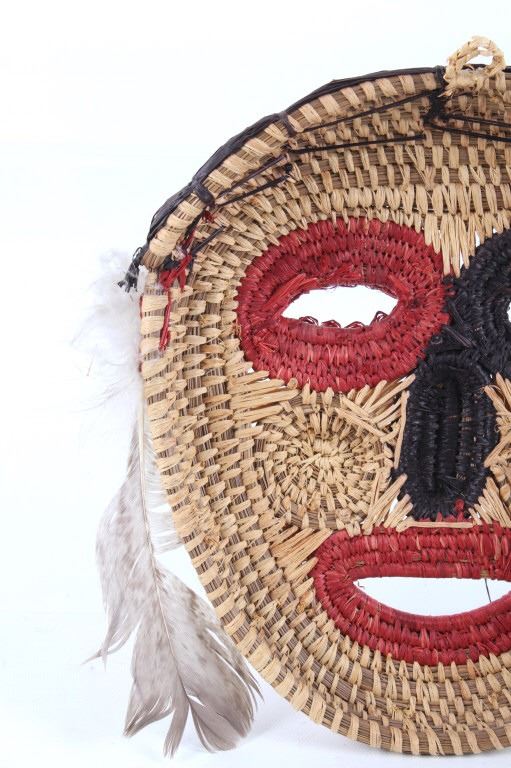 Maori Hand Crafted Ceremonial Haka Mask