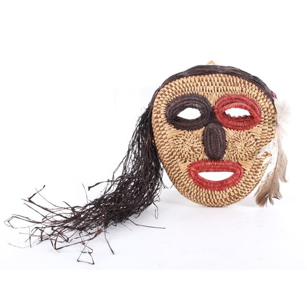 Maori Hand Crafted Ceremonial Haka Mask