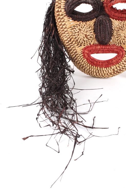 Maori Hand Crafted Ceremonial Haka Mask