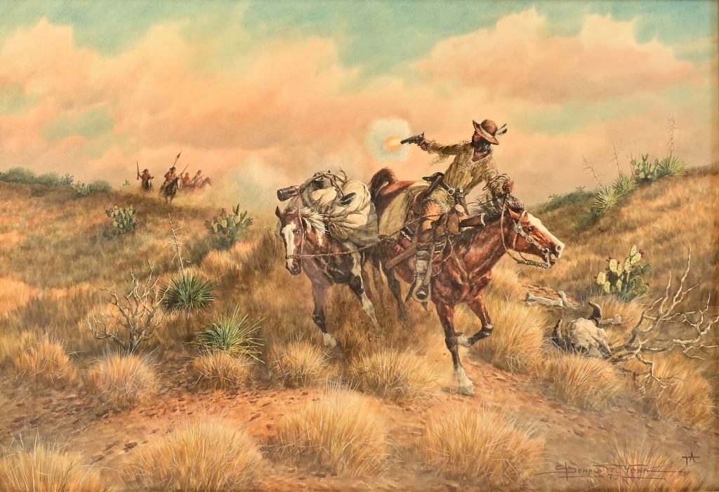 Donald M. Yena Original Watercolor Painting