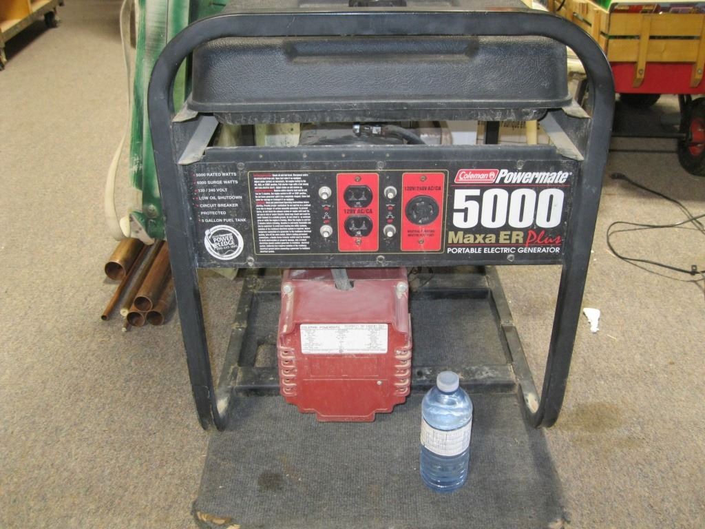 Coleman Maxa ER 5000Watt Gen Set Works