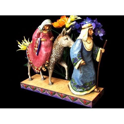 JIM SHORE LA POSADAS STATUE * MARY AND JOSEPH #2280745