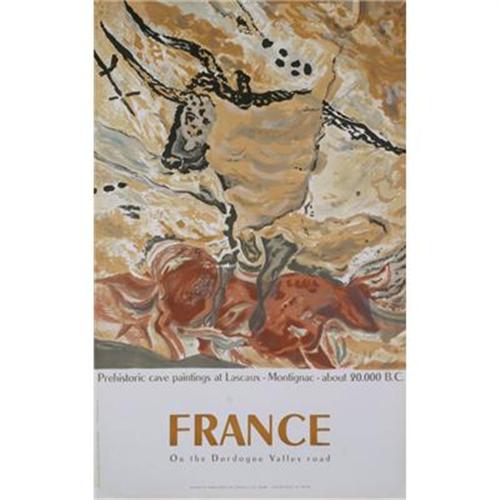 Unknown Prehistoric Cave Paintings Lithograph #2255402