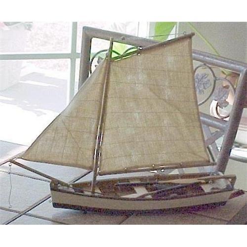 SALE Cute Wooden Sail Boat ,free standing #2256914
