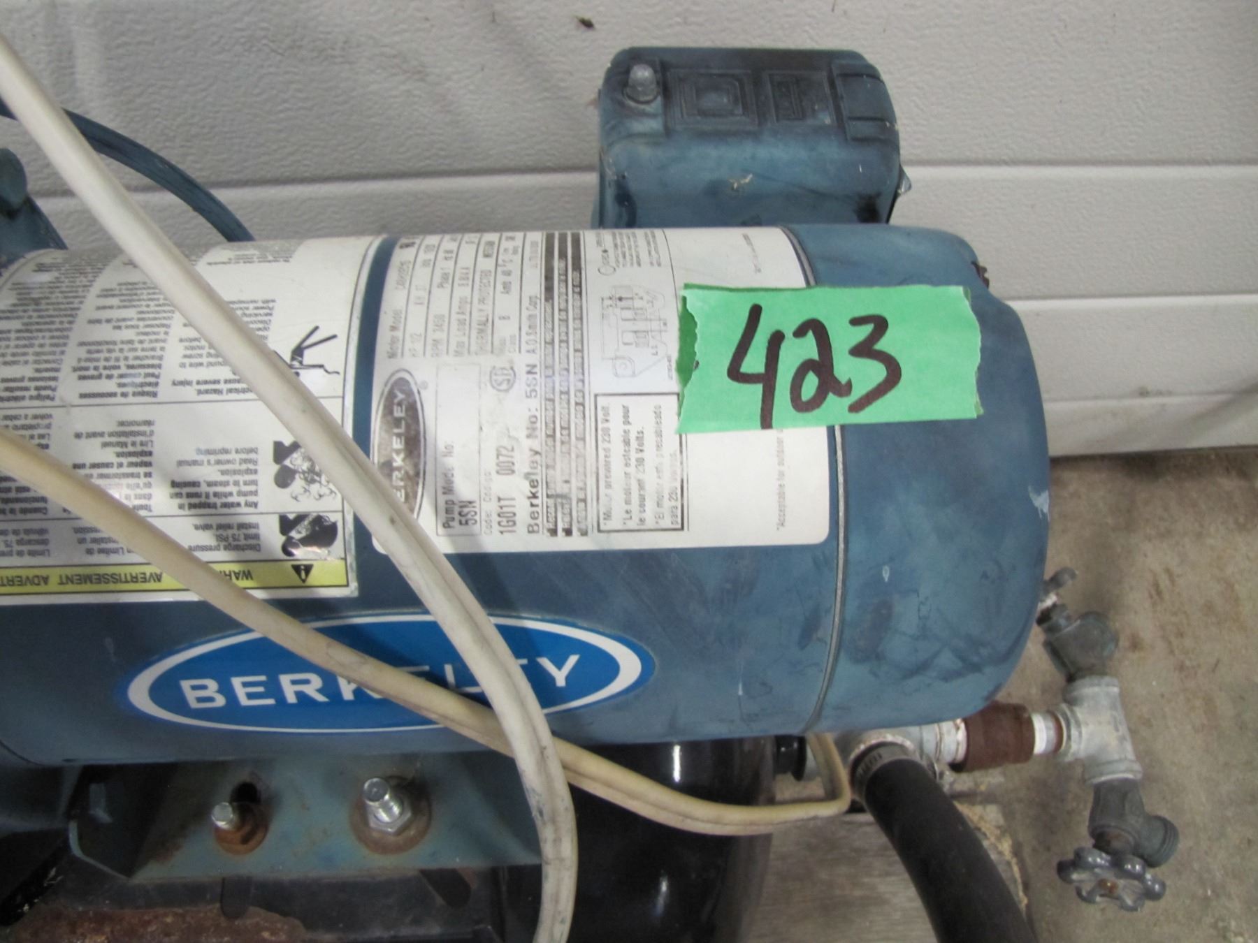 Berkeley half horsepower jet pump