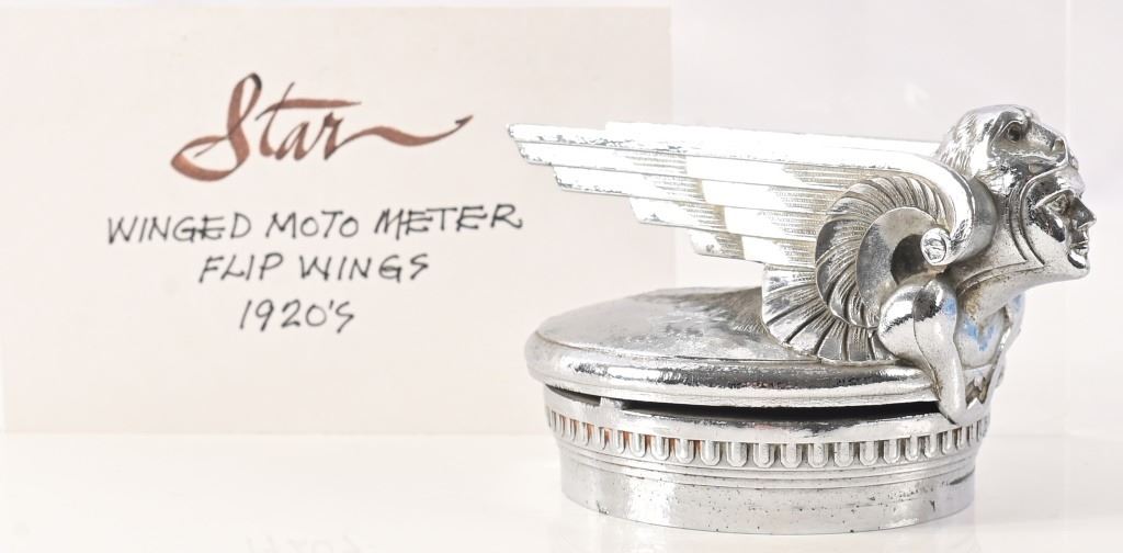 Star Winged Moto Meter Circa 1920s