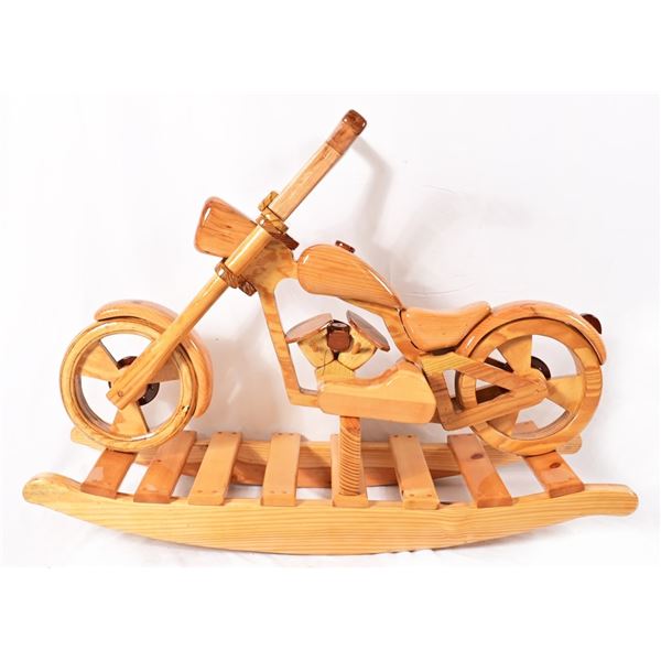 Custom Wooden Motorcycle Rocker
