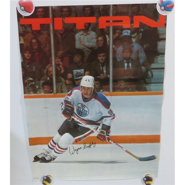 Rare 1983 Wayne Gretzky Titan Poster