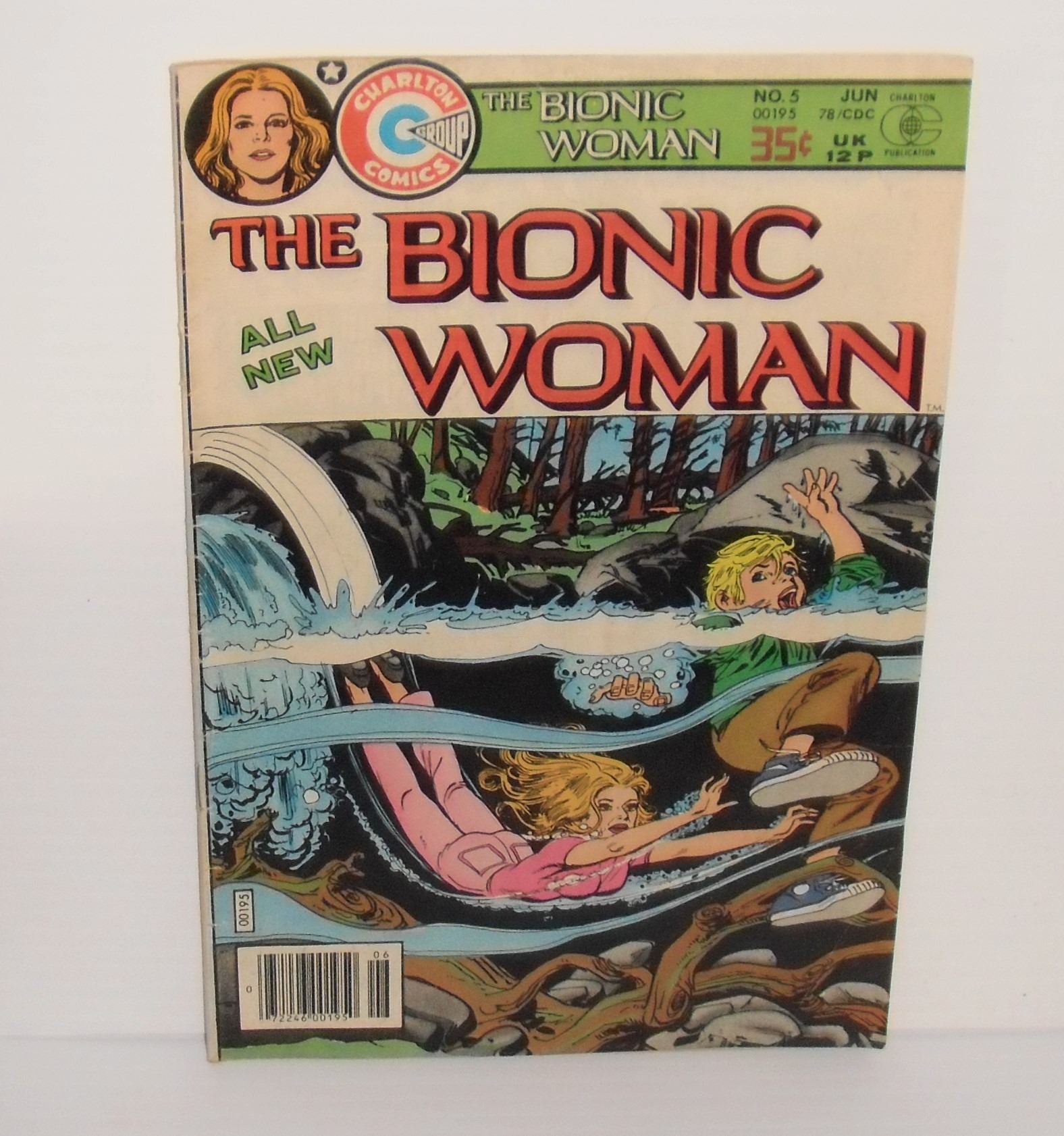 Charlton Comics The Bionic Woman Vol 2 #5 June 1978 old comic book rare ...