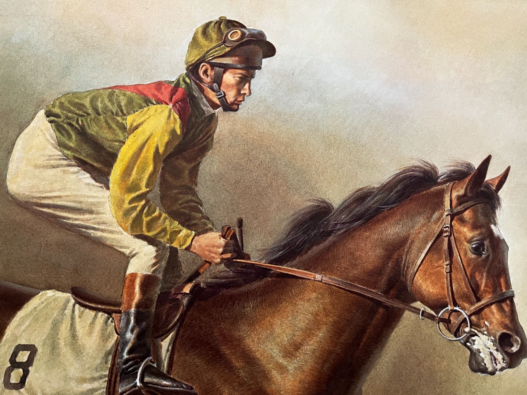"Nijinsky II" Lester Piggott Up!, by Fred Stone: Limted Lithograph (418 ...