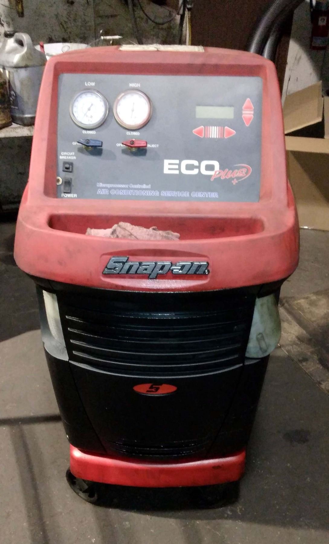 SNAP ON ECHO PLUS A/C SERVICE CENTER$10,000 NEW