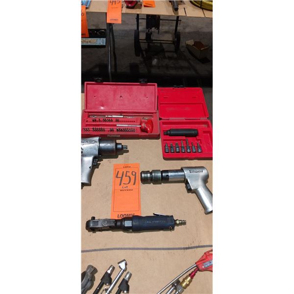 BLUE POINT IMPACT / AIR RATCHET / SNAP-ON IMPACT DRIVER SET/ RATCHETING ...