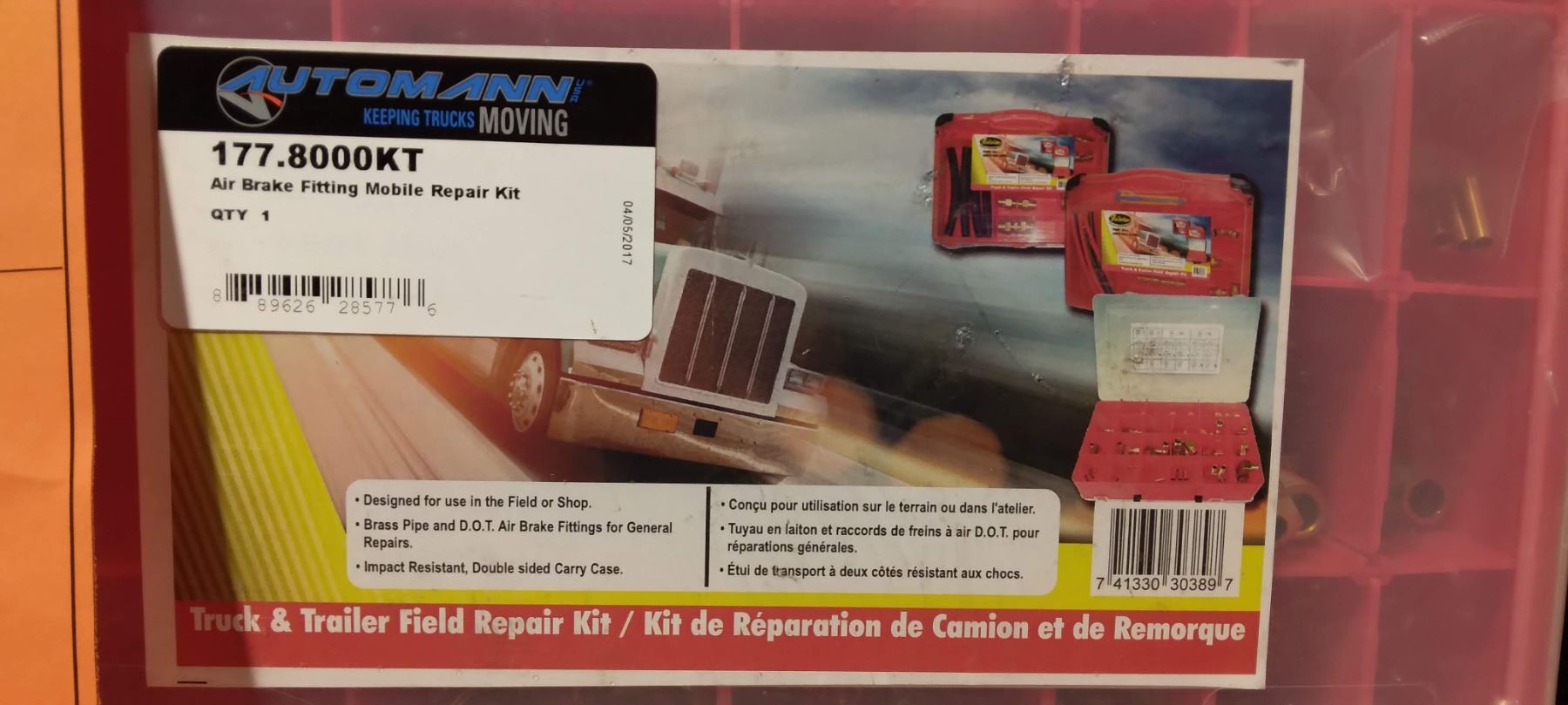 truck and trailer field repair kit