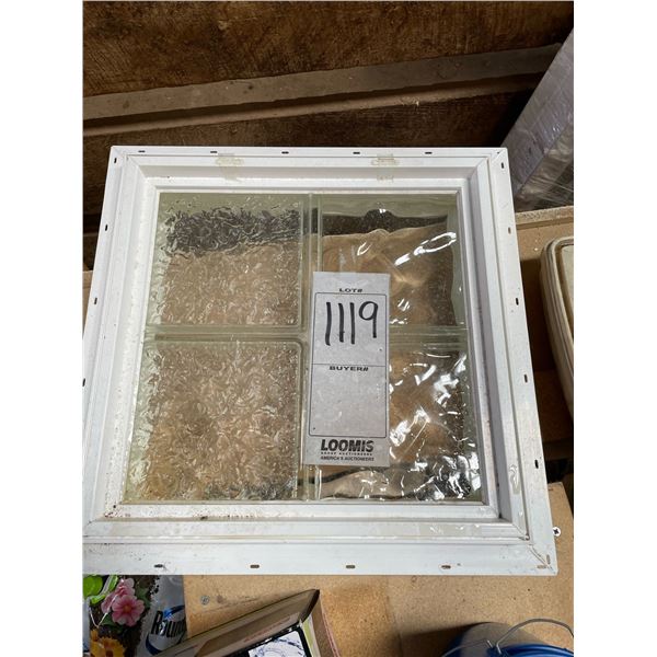 16" x 16" window
