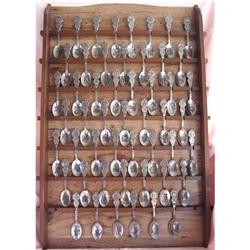 Heritage 51 State Spoon Collection W/Hanging #2317411