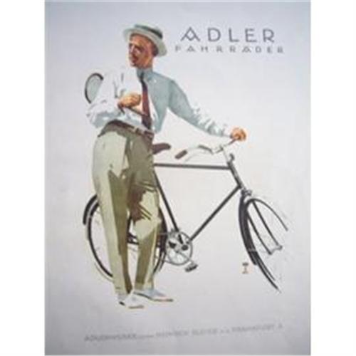 Original 1926 Lithographic Print - ADLER #2334645