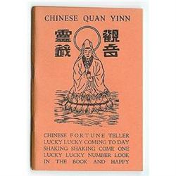 VINTAGE 1941 CHINESE FORTUNE TELLING BOOK #2335619