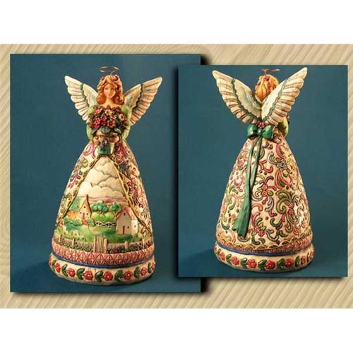 JIM SHORE SPRING ANGEL STATUE * ENESCO #2336086