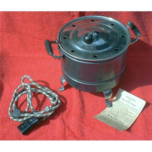 ANTIQUE CORN ( Pop Corn ) POPPER WITH CORD AND#2337103
