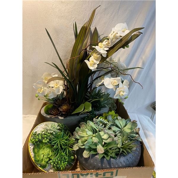 Artificial home decor plants