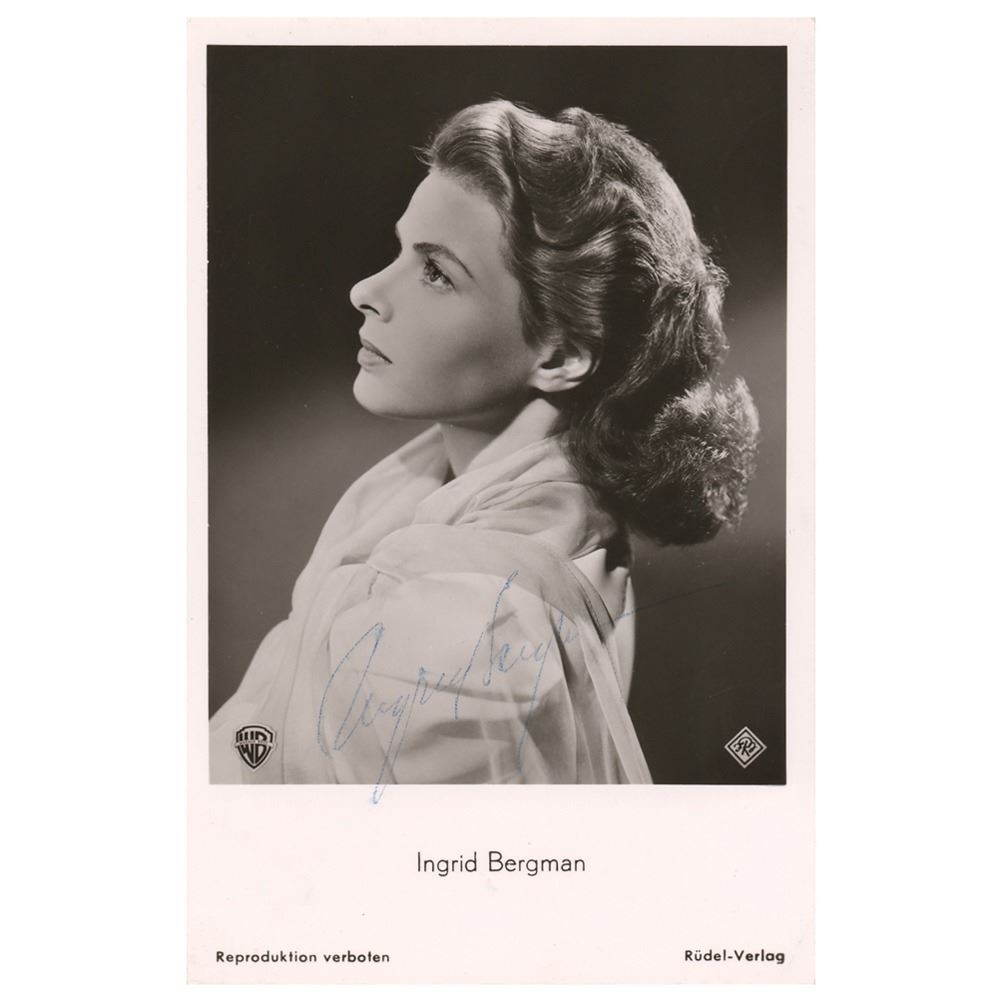 Ingrid Bergman Signed Photograph