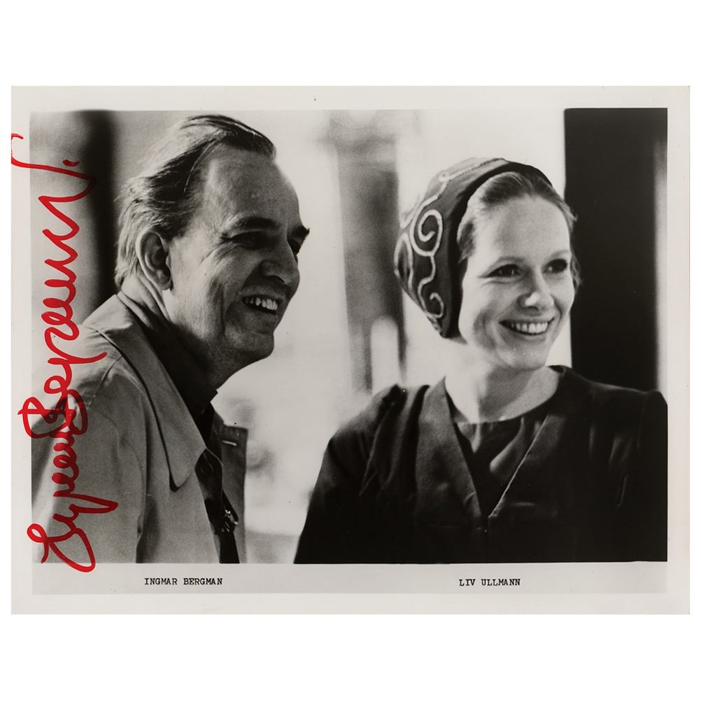 Ingmar Bergman Signed Photograph