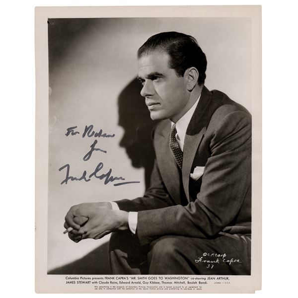 Frank Capra Signed Photograph