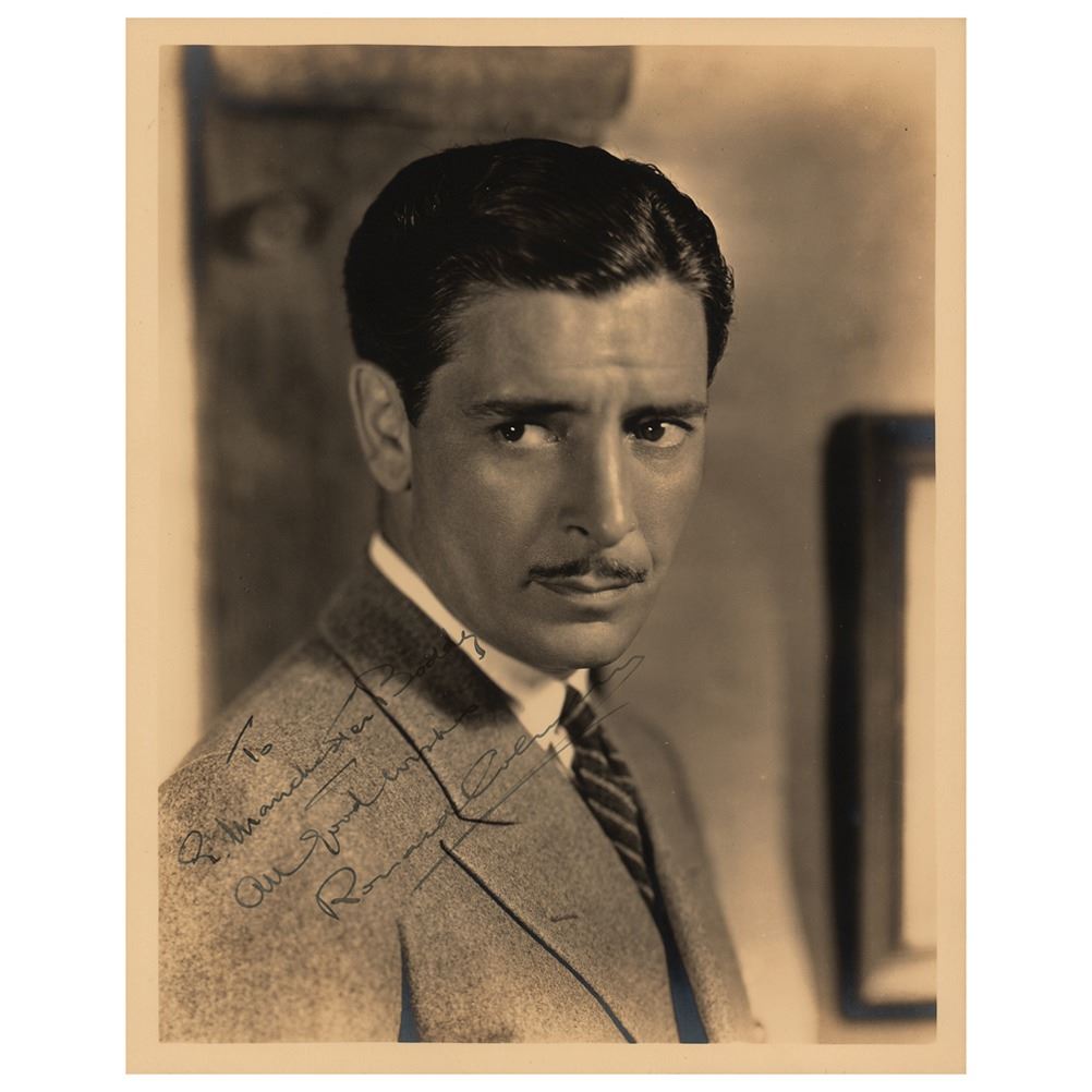 Ronald Colman Signed Photograph