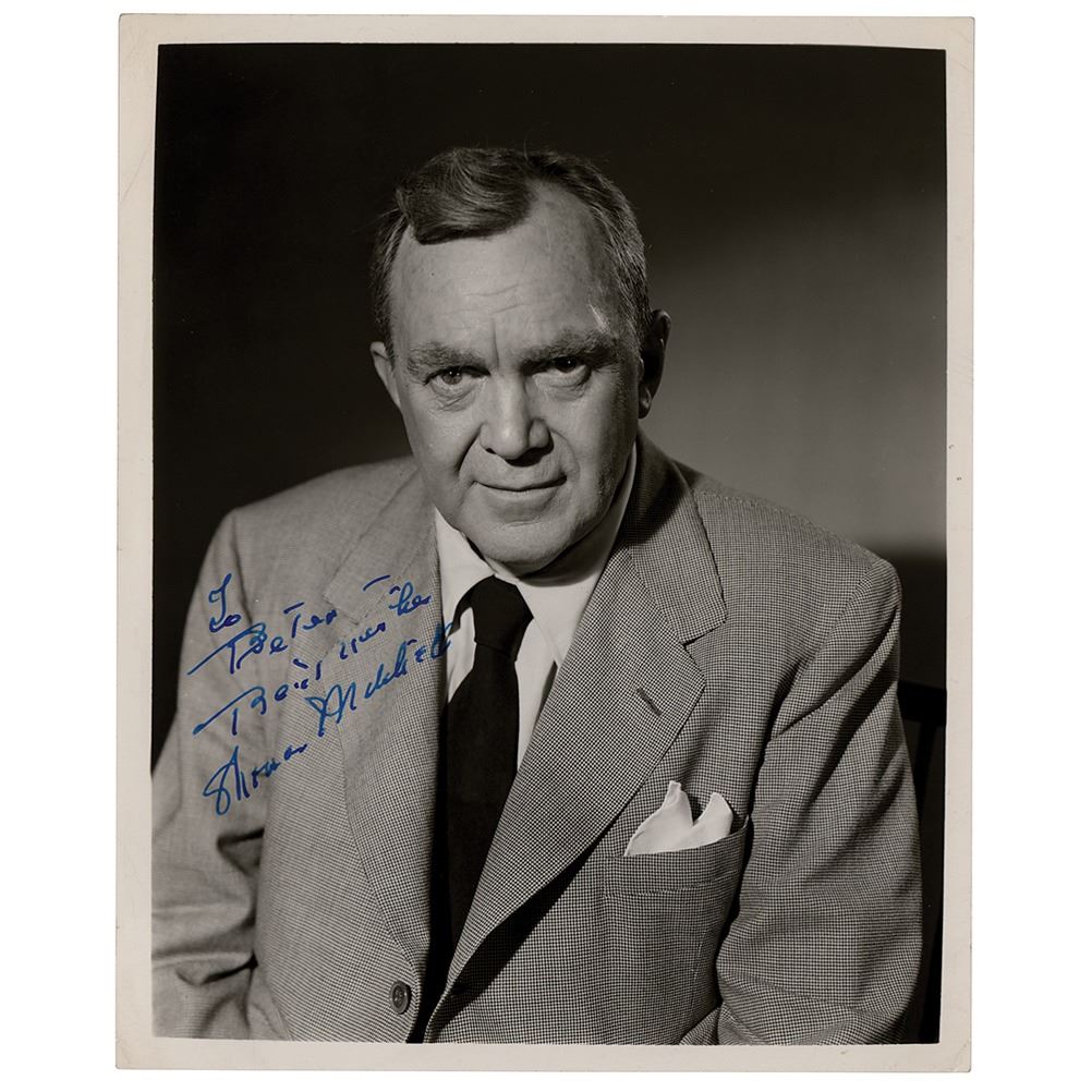 Thomas Mitchell Signed Photograph